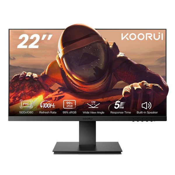 Koorui S01-S22N1 22″ Fhd Va 100hz SRGB 99% Monitor - R&R Pc Corner