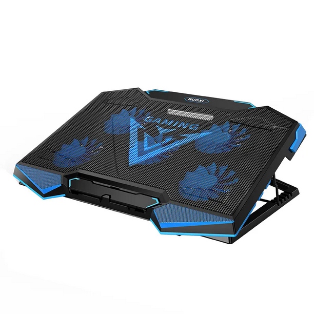 NUOXI 5 Fan Adjustable Gaming Cooling Pad Laptop Stand Fan Cooler Pad ...