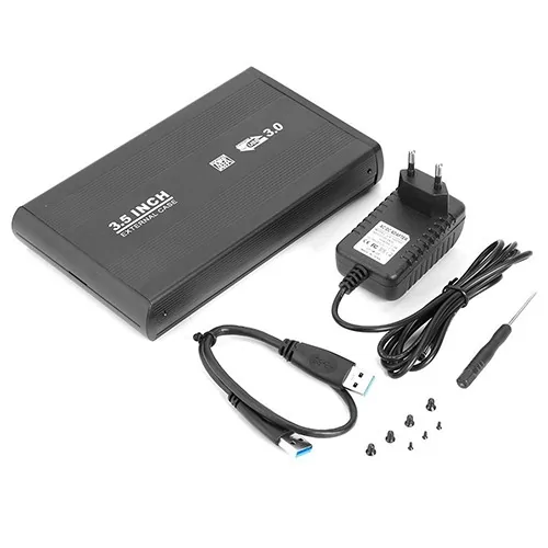 3.5inch USB 3.0 HDD Aluminium Enclosure for Desktop Hard Disk - R&R Pc ...